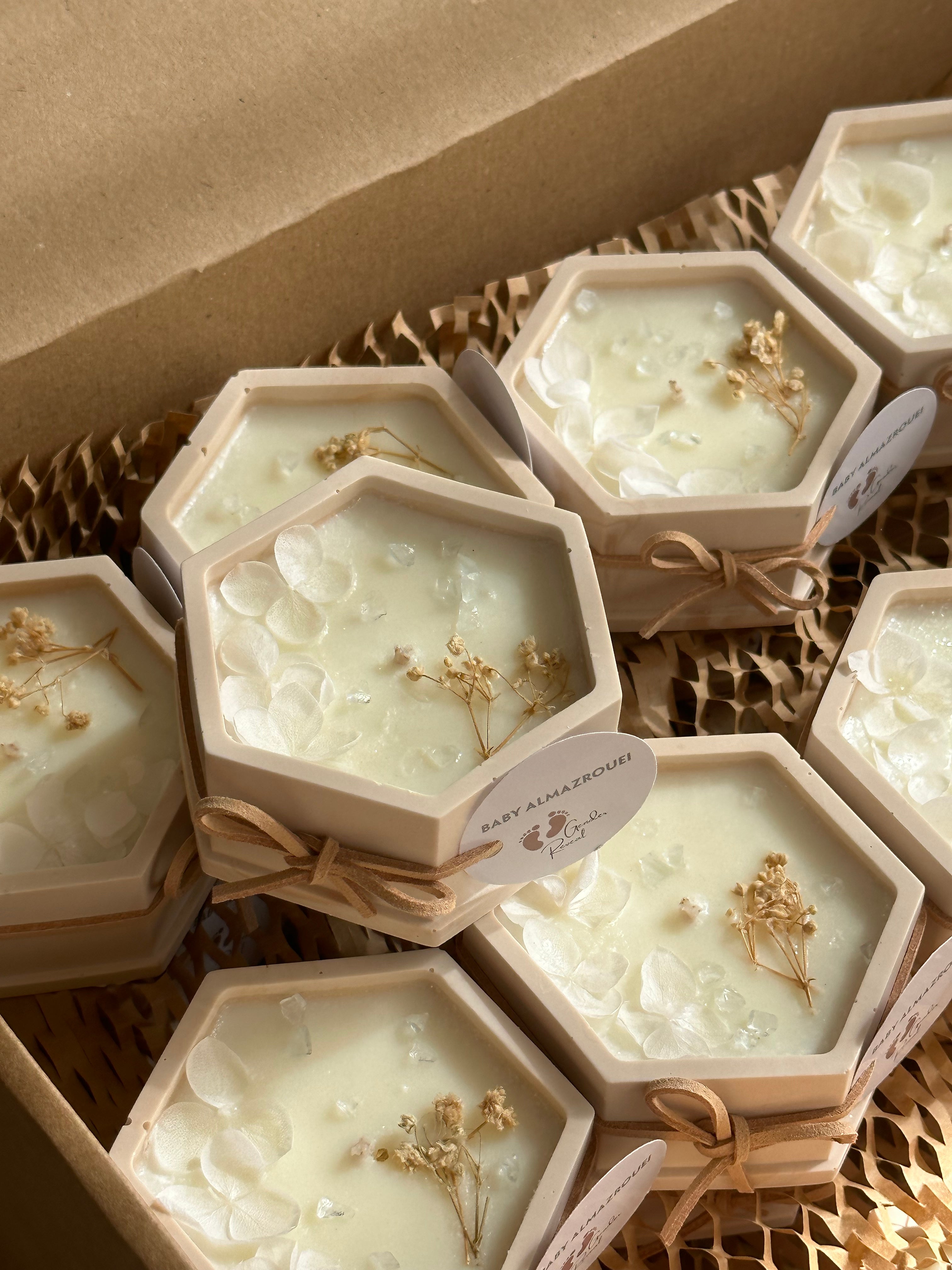 Soft Boho Candles in Cream beige 🌾 – Lumen Studio