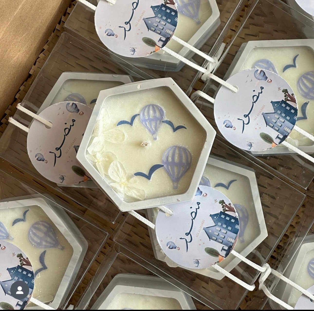 Flying Birds and Air Balloons Candles 🪽 – Lumen Studio